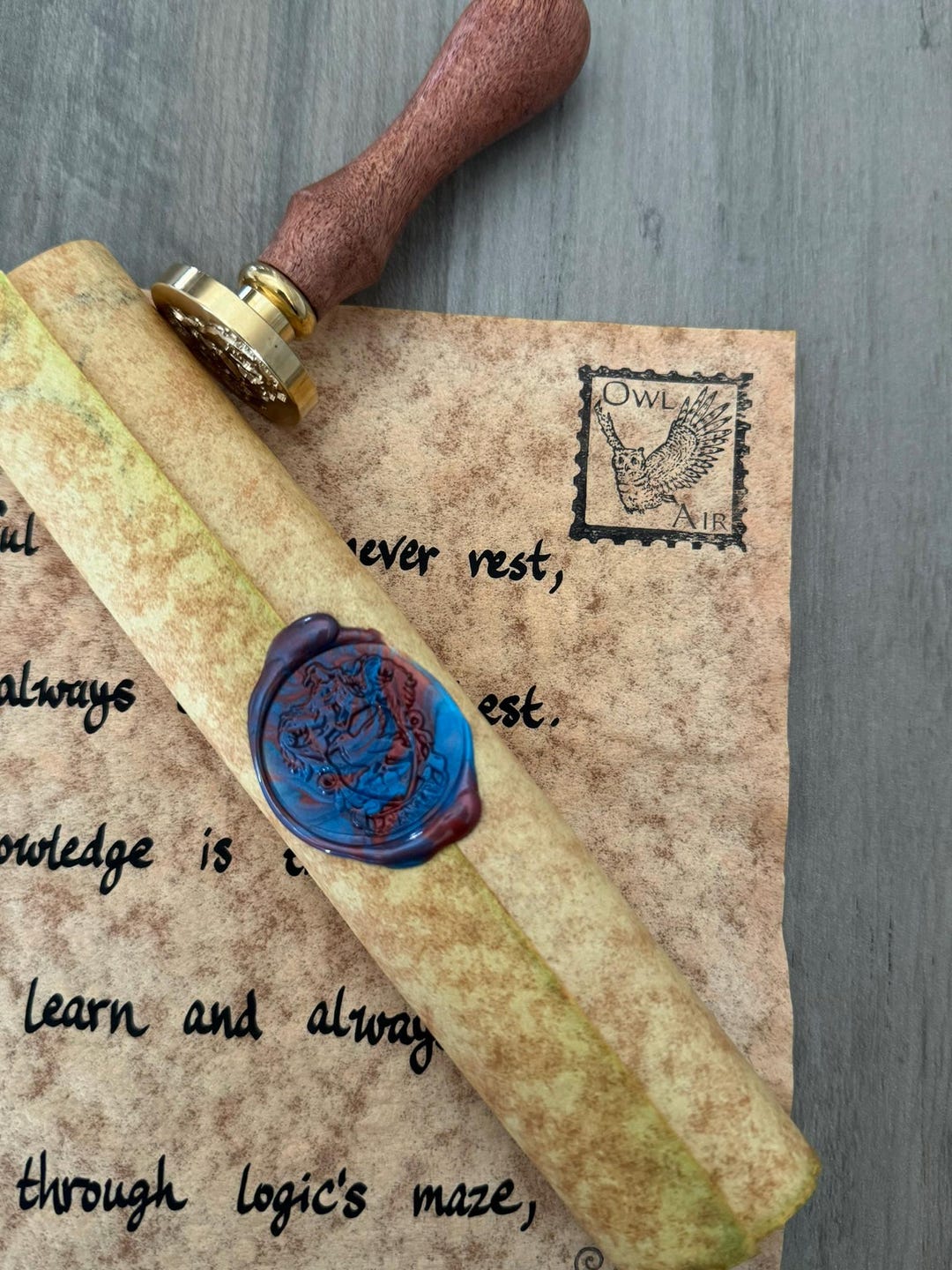 Custom Scroll Handwritten Letter - Calligraphy Gift - Harry Potter ...