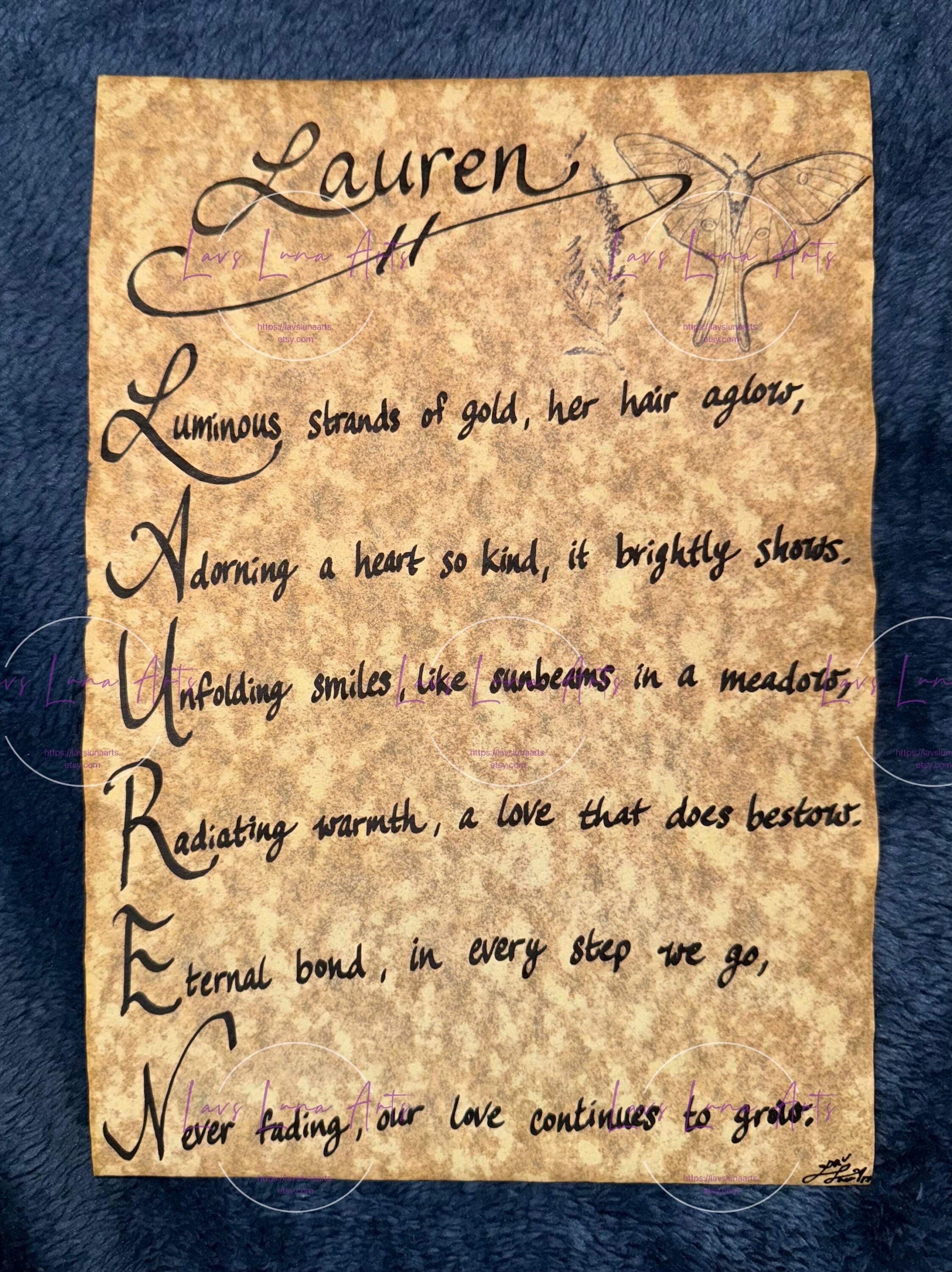 Personalized Name Acrostic Poem Scroll-kamala Harris - Etsy