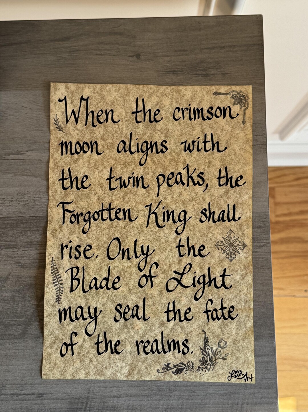 Handcrafted Ancient Prophecy Scrolls Calligraphy Wax Seals for Dungeons ...