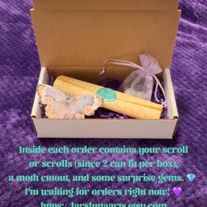 Gryffindor Acrostic Poem Scroll – Handwritten Calligraphy, Harry Potter ...