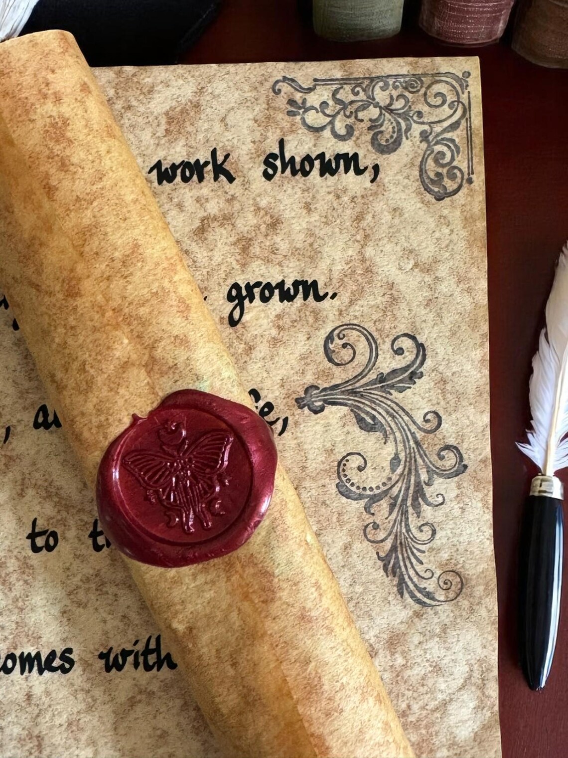 Personalized Graduation Acrostic Calligraphy Scroll | Custom Gift for ...