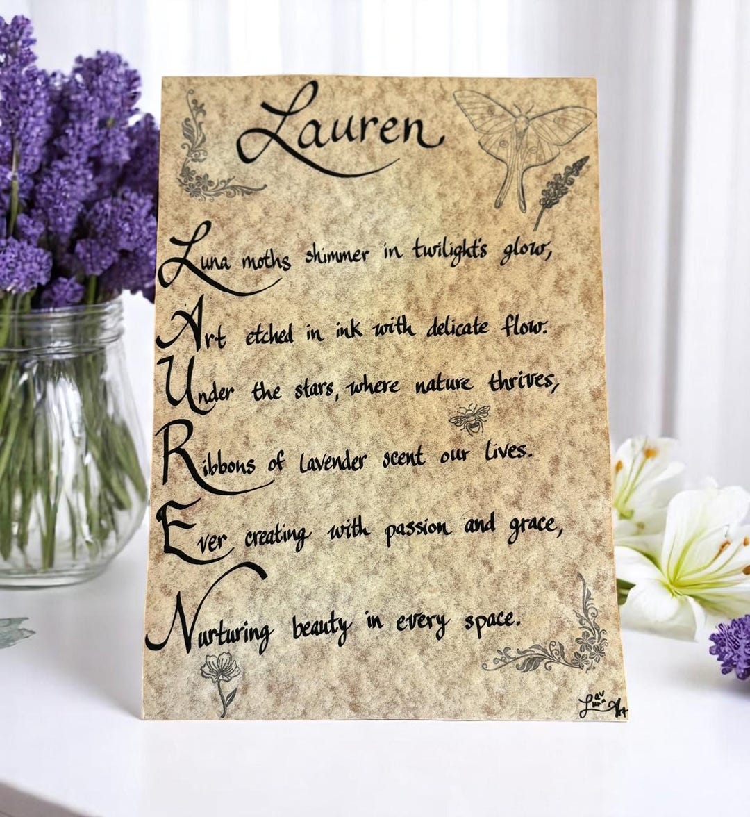 Hand-lettered Parchment Scrolls With Wax Seal - Traditional Calligraphy ...