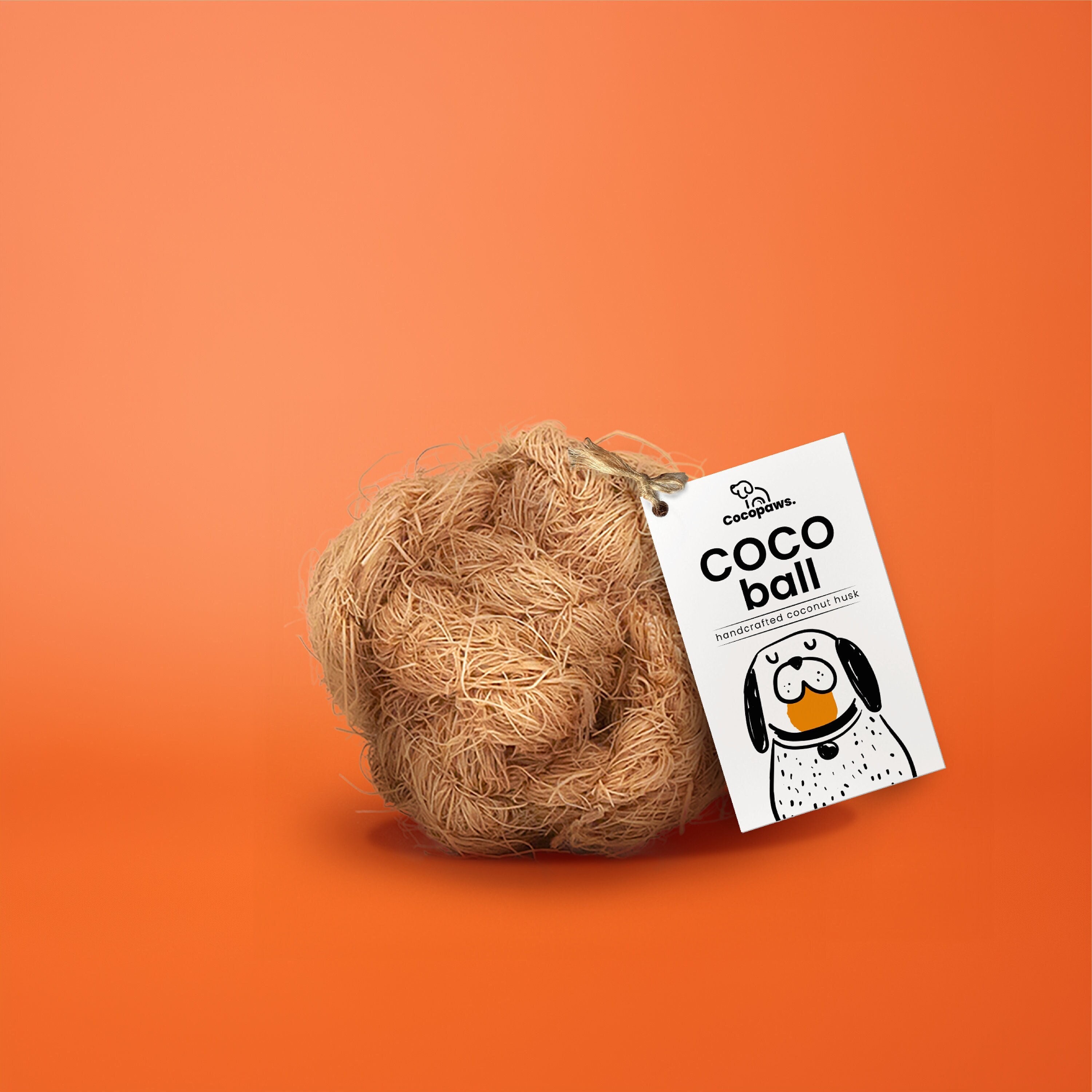 Eco-friendly Coconut Husk Coco Ball - Natural, Biodegradable Pet Toy ...