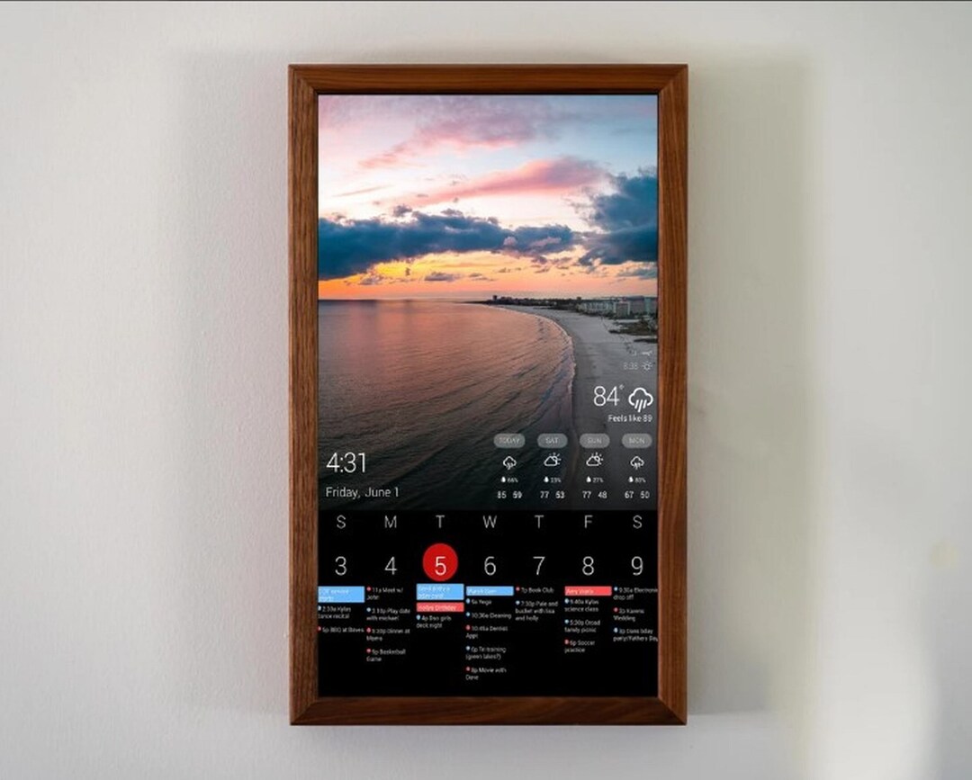 32 Digital Wall Display Smart Screen Wifi Calendar Raspberry Pi Smart ...
