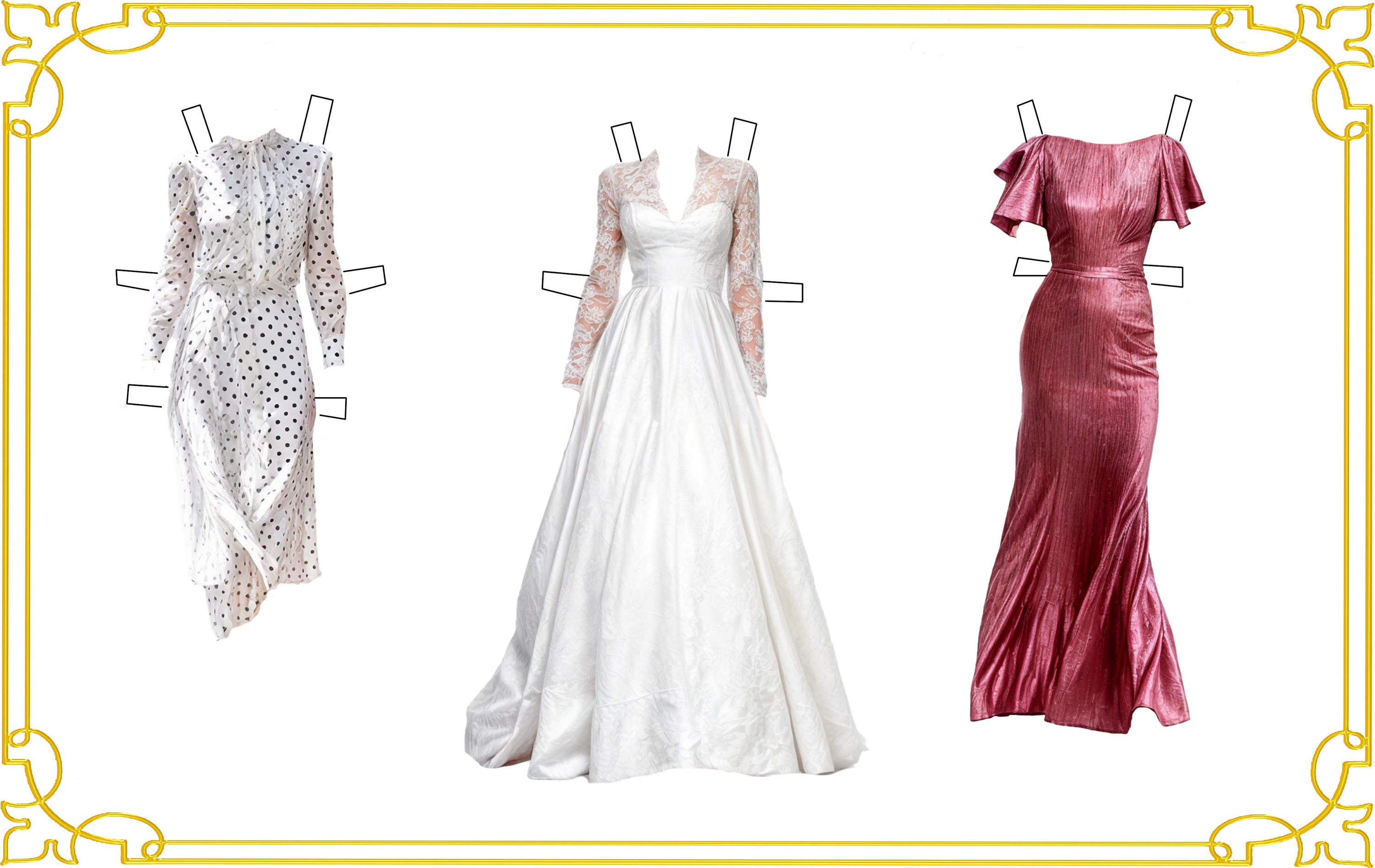 Paper Doll Kate Middleton and 20 Incredible Evening Dresses - Etsy