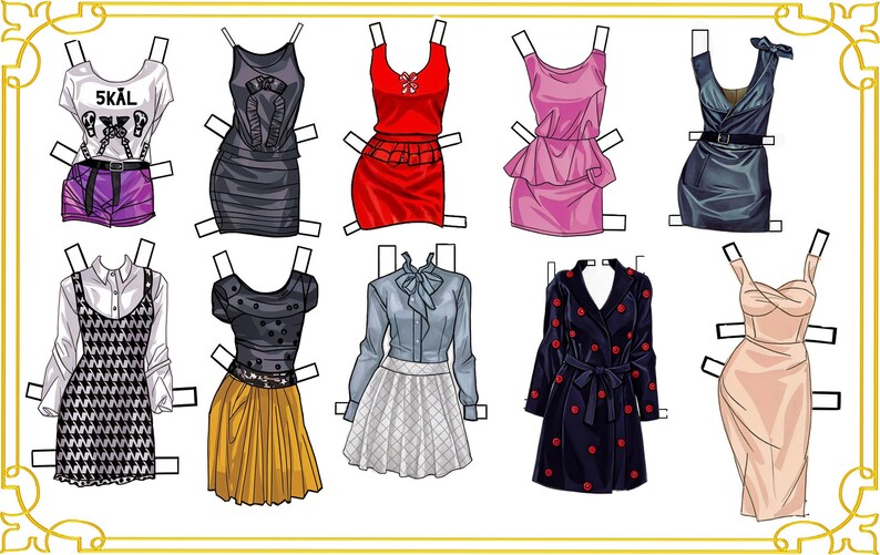 Margot Robbie Paper Doll 1 More Awesome Doll as a Gift - Etsy