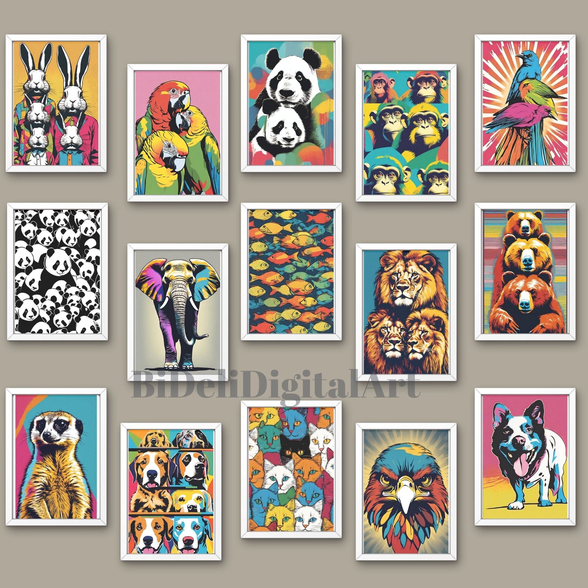 300 Kids Room Wall Art,animal Wall Art,digital Dowloand, Printable Art ...