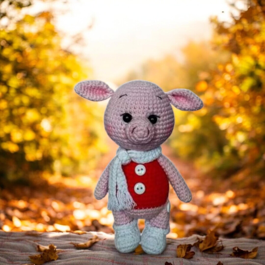Cute Pig Crochet Pattern, English PDF - Etsy