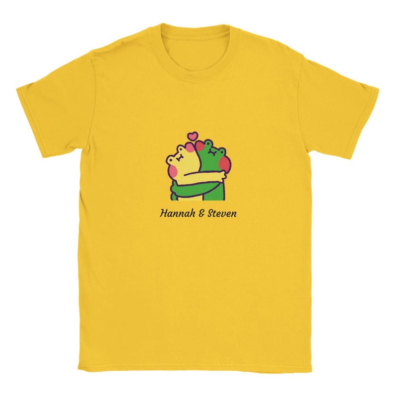 Frog in Love T-shirt Personalized Couple Gift Lover Boyfriend and ...