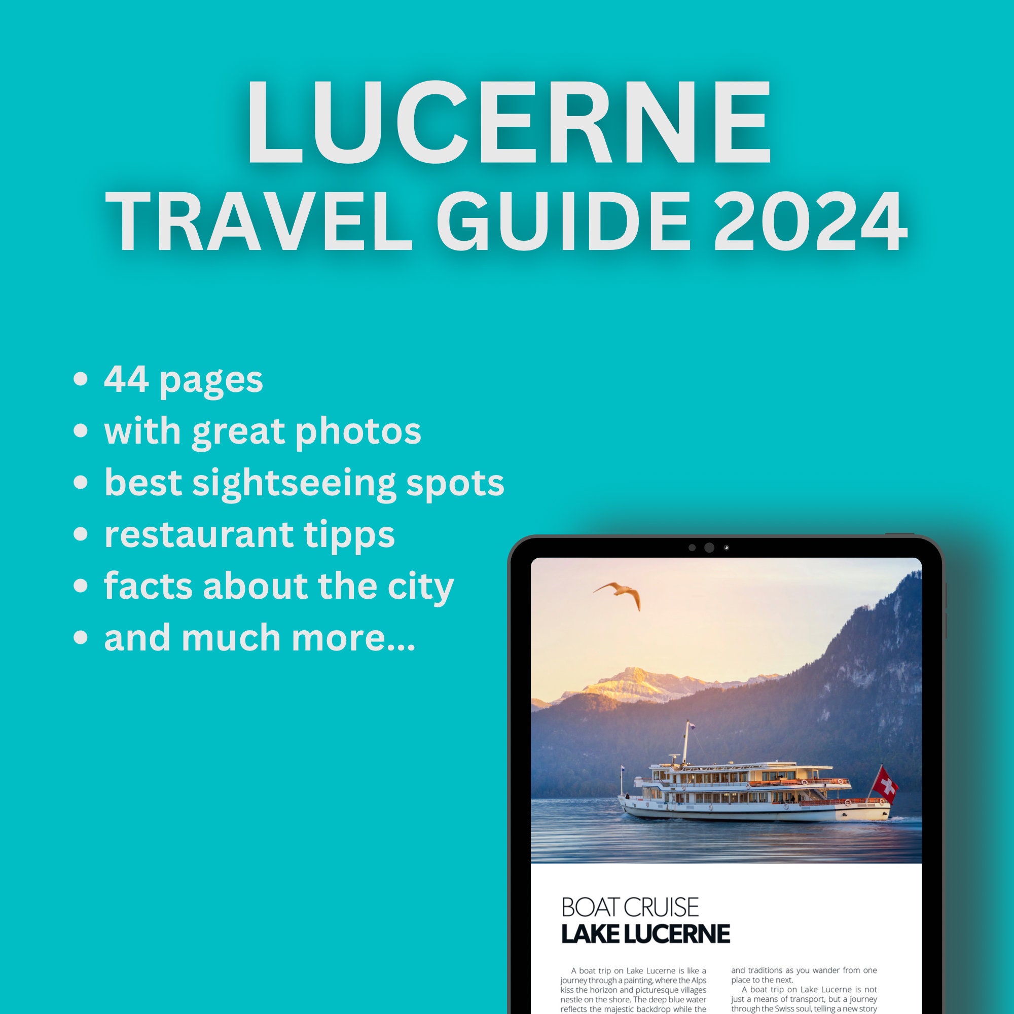 Travel Guide Lucerne Ebook. Simply Travel Guide Tour Guide Switzerland ...
