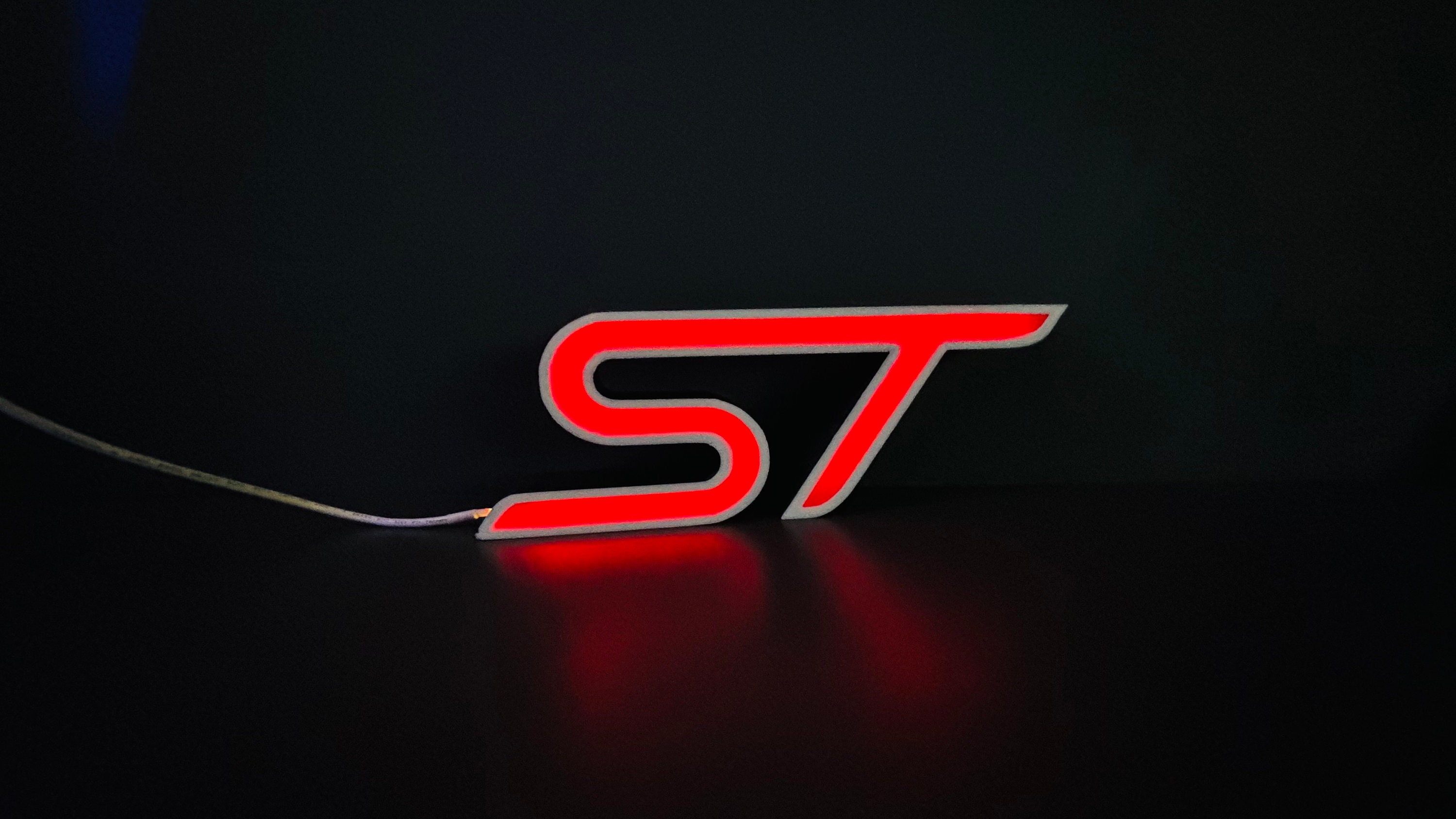 St Ford Logo 3D Metal ST Line Emblem For Ford Focus