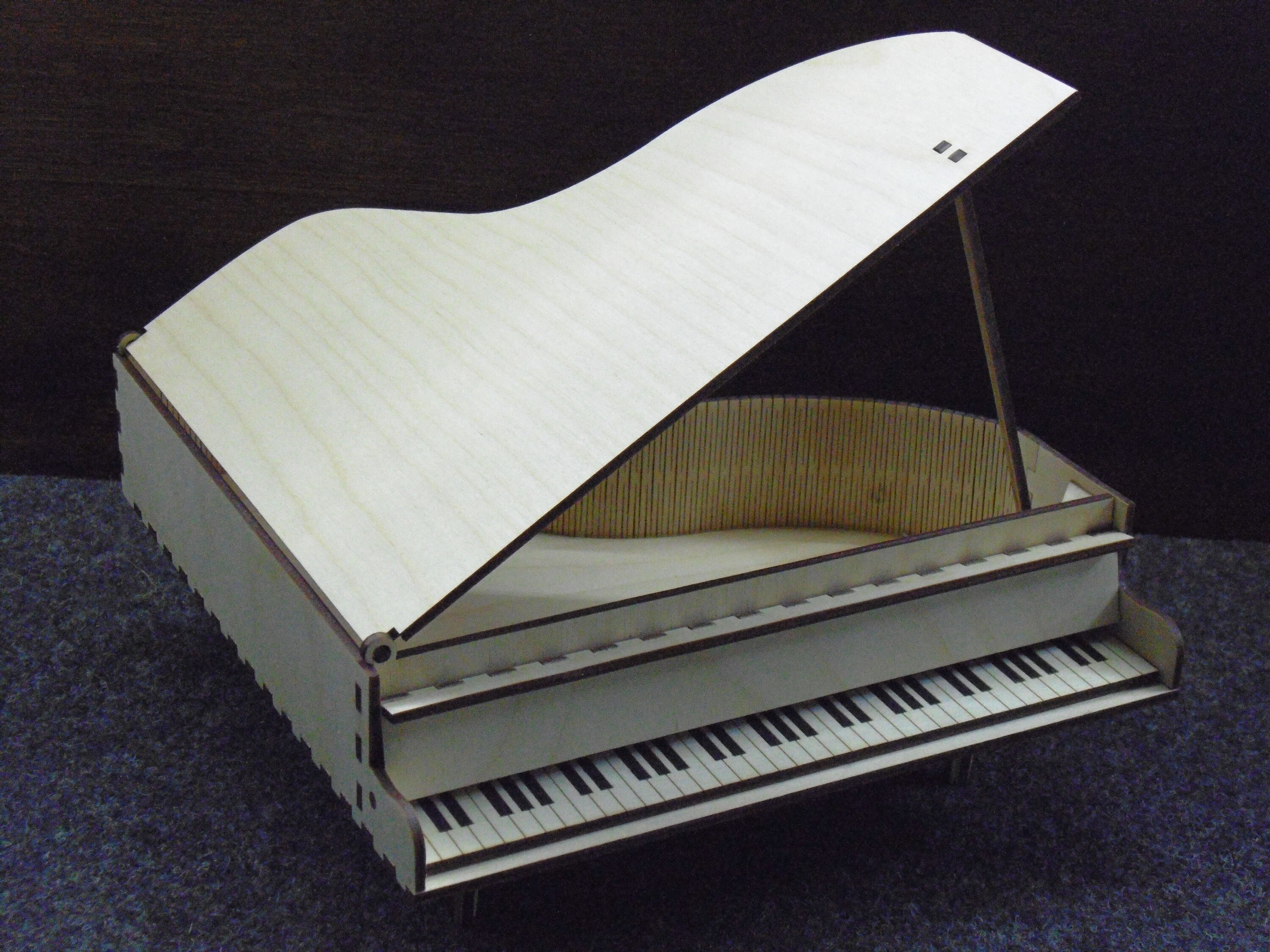 Piano - Mini Box. Cutting File - Etsy