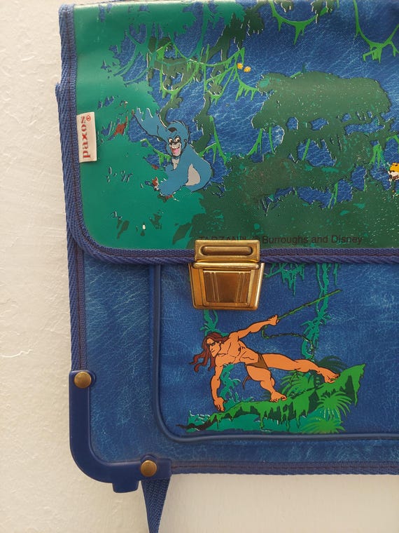 Vintage 1990s PAXOS Disney 'Tarzan' Satchel Bag with … - Gem