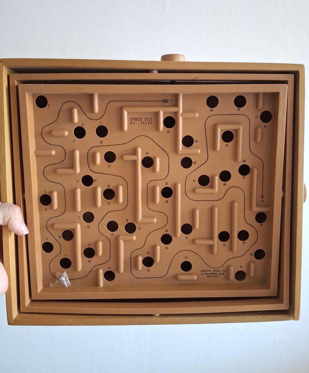 Vintage 1970s SPACE TILT Toy | Labyrinth Game | Pacific Game Co | Rare ...