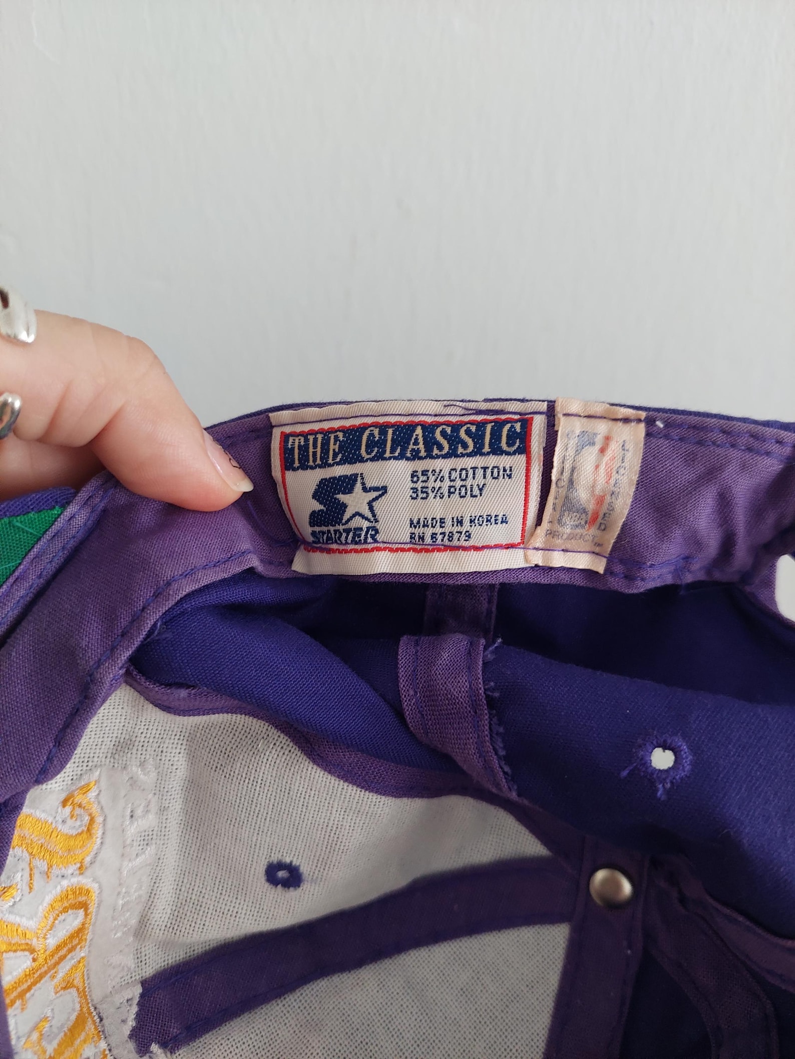 Vintage 1990s Los Angeles Lakers Cap | NBA Hat | Snapback | Purple and ...