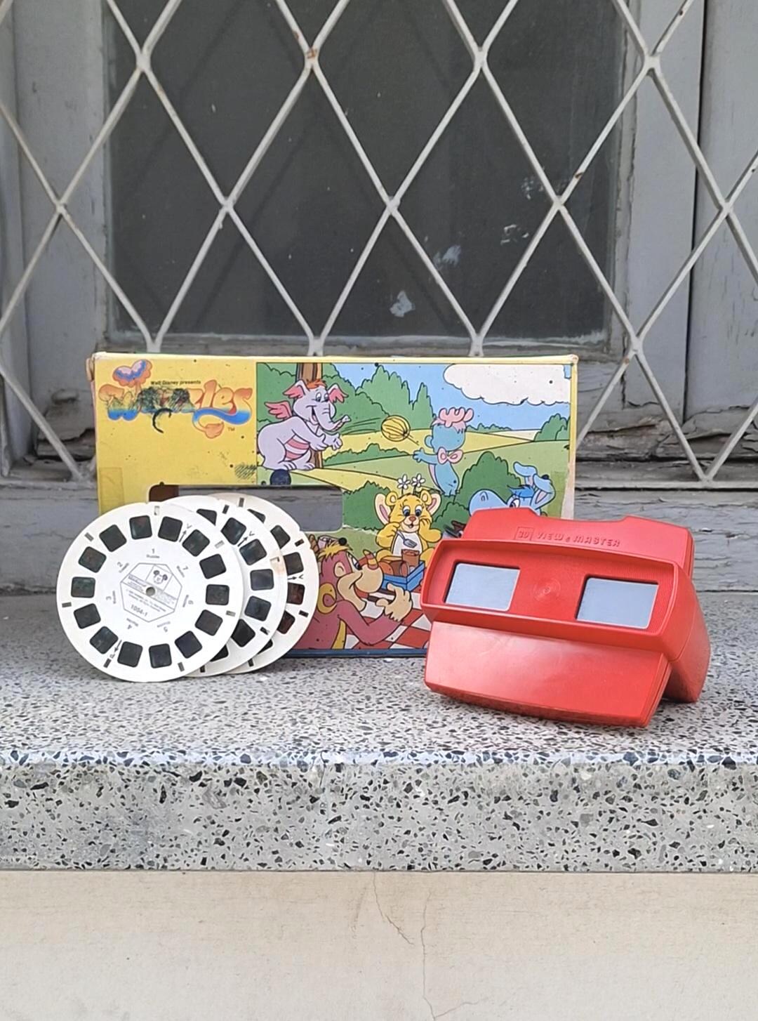 Vintage 1985 Walt Disney WUZZLES View-master With 21 3D Pictures ...