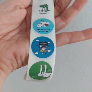 80 X Cute Animal Round Stickers Decals Kids Cartoon Animation Figures 2 ...