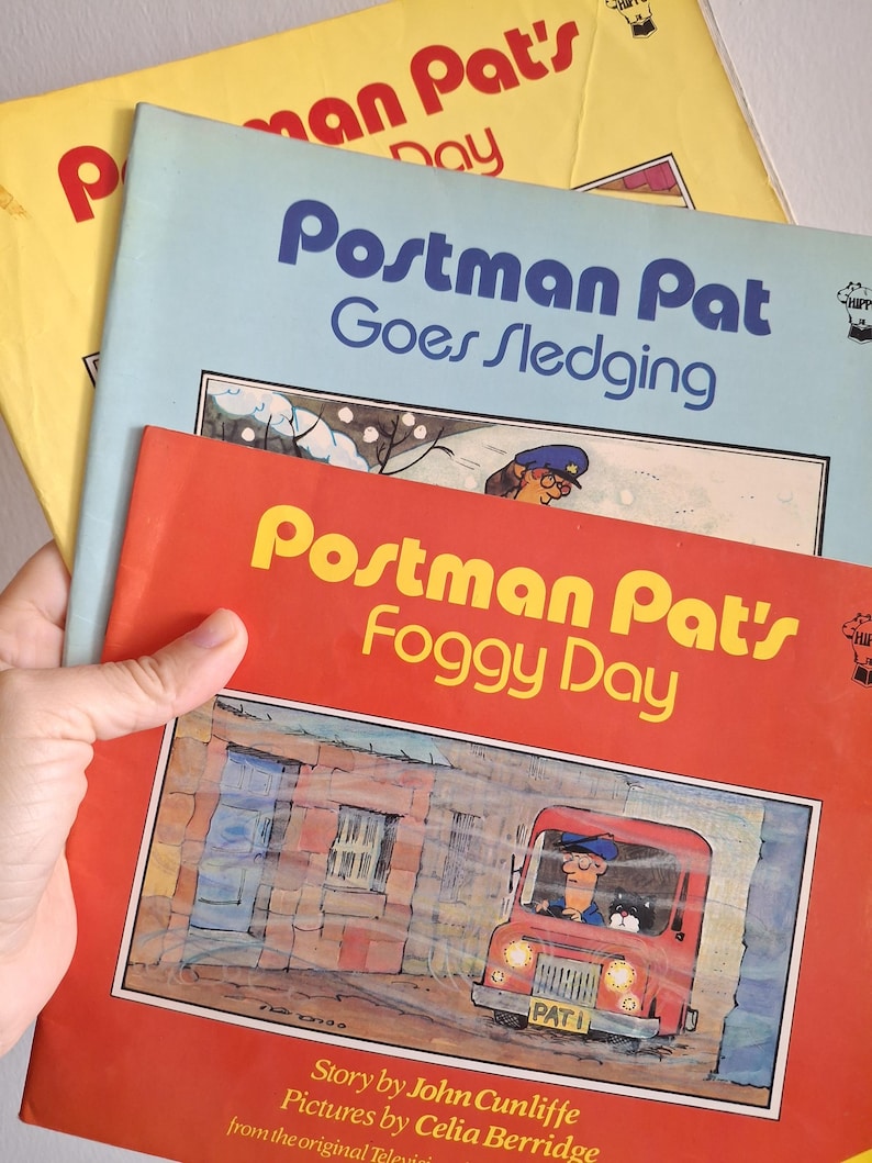 3 X Vintage Postman Pat Kids Books | BBC | Children Books | 1980s ...