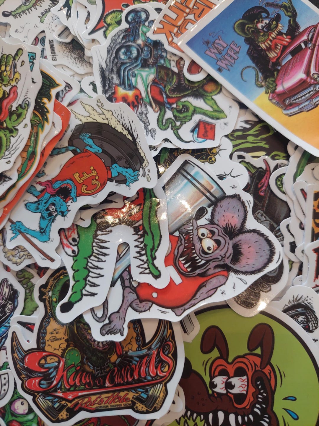 10-50 X Rat Fink Stickers / Decals | Size: 3 Cm - 6cm - Etsy