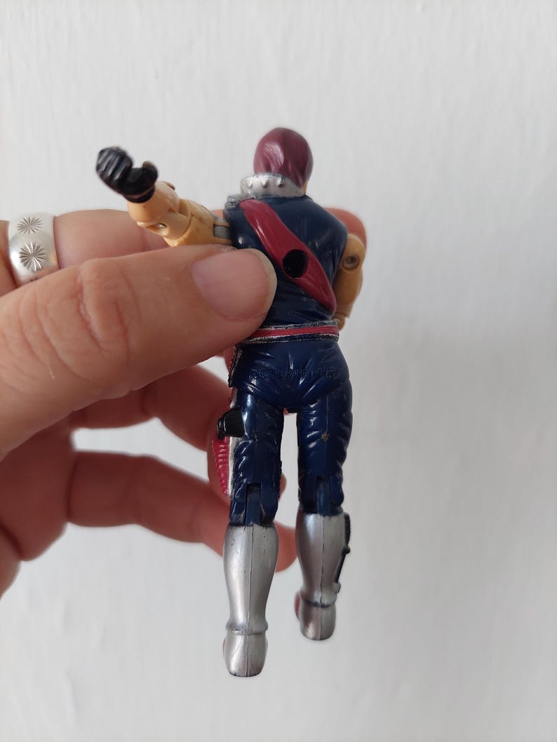 Set of 4 Vintage 1980s HASBRO GI Joe Figurines Collectible Figure Commander Cobra Arah Backstop ...