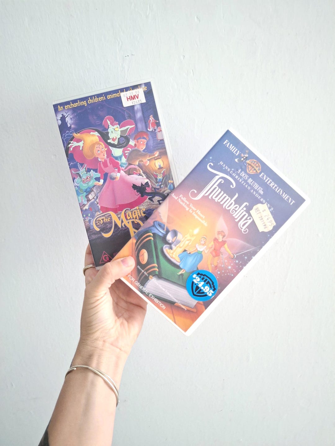 Vintage 1994 VHS Tapes | the Magic Princess | Thumbelina | Rare ...