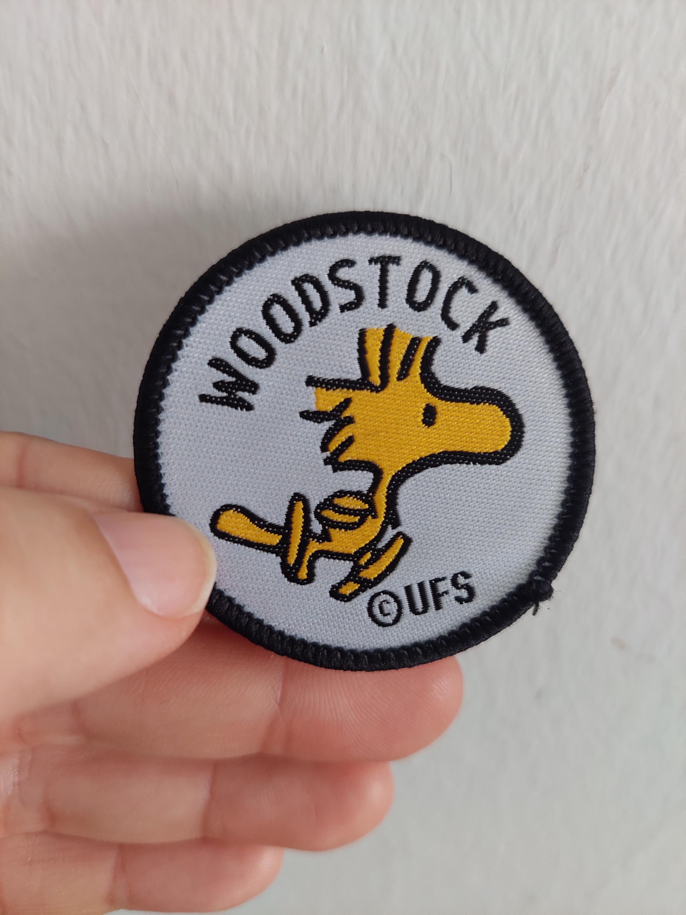 1 X Vintage Snoopy Woodstock Iron on Fabric Patches Clothes Applique ...