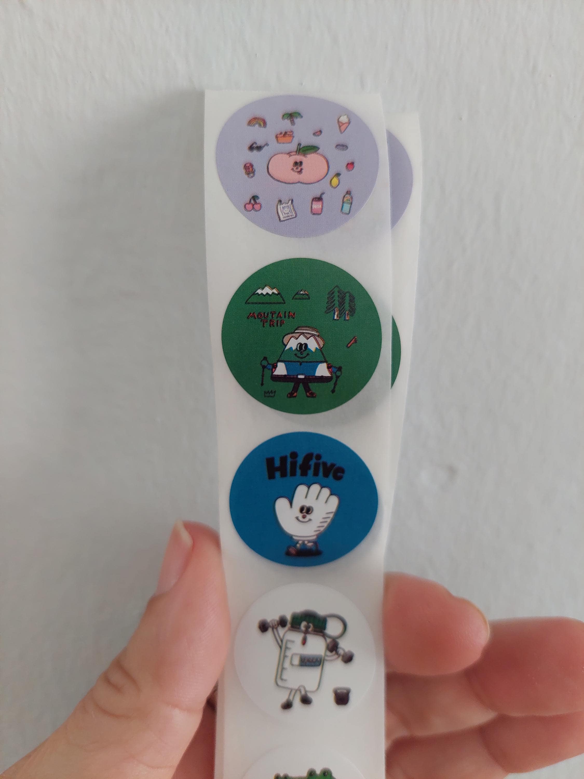 80 X Cute Animal Round Stickers Decals Kids Cartoon Animation Figures 2 ...