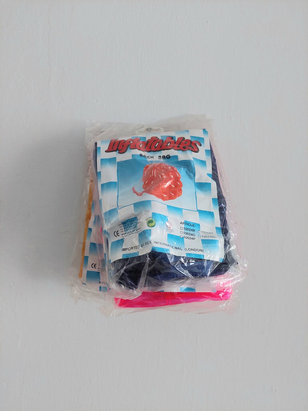 Vintage Retro NOS 90s Inflatable Bubble Bag Yellow Pink Blue Satchel - Etsy