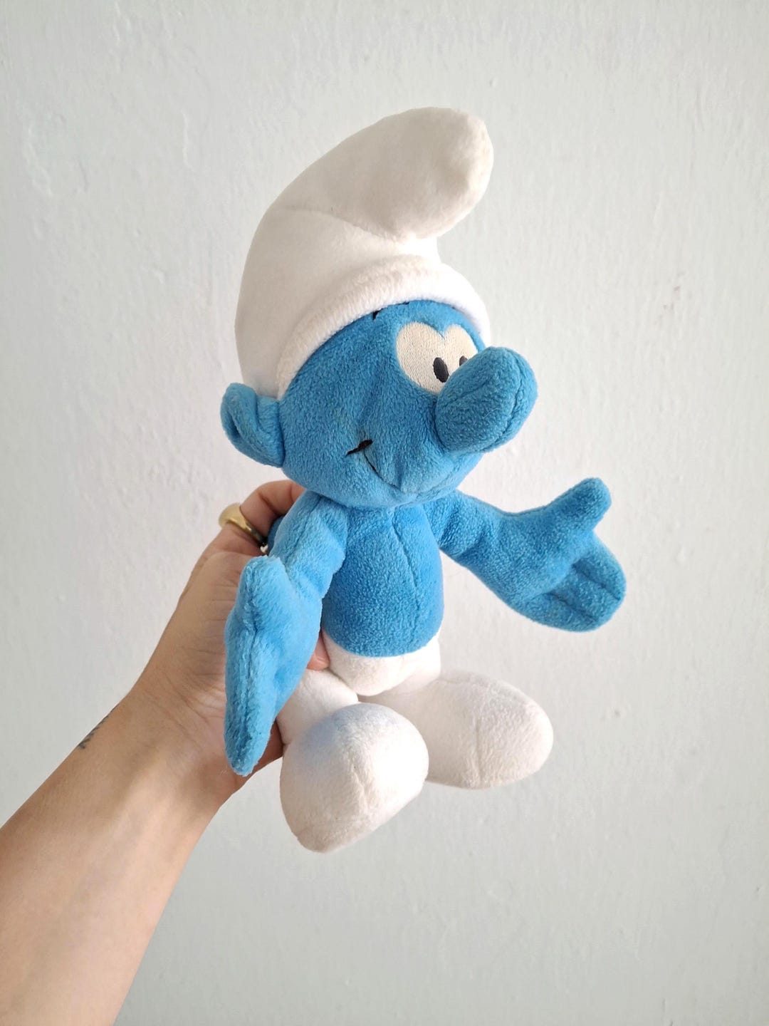 Vintage 1999 Peyo SMURF Plush | Toy | Plushie | Made in Brussels | Rare ...