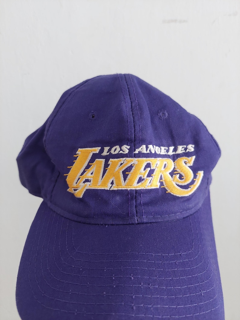 Vintage 1990s Los Angeles Lakers Cap | NBA Hat | Snapback | Purple and ...