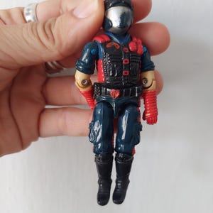 Set of 4 Vintage 1980s HASBRO GI Joe Figurines Collectible Figure Commander Cobra Arah Backstop ...