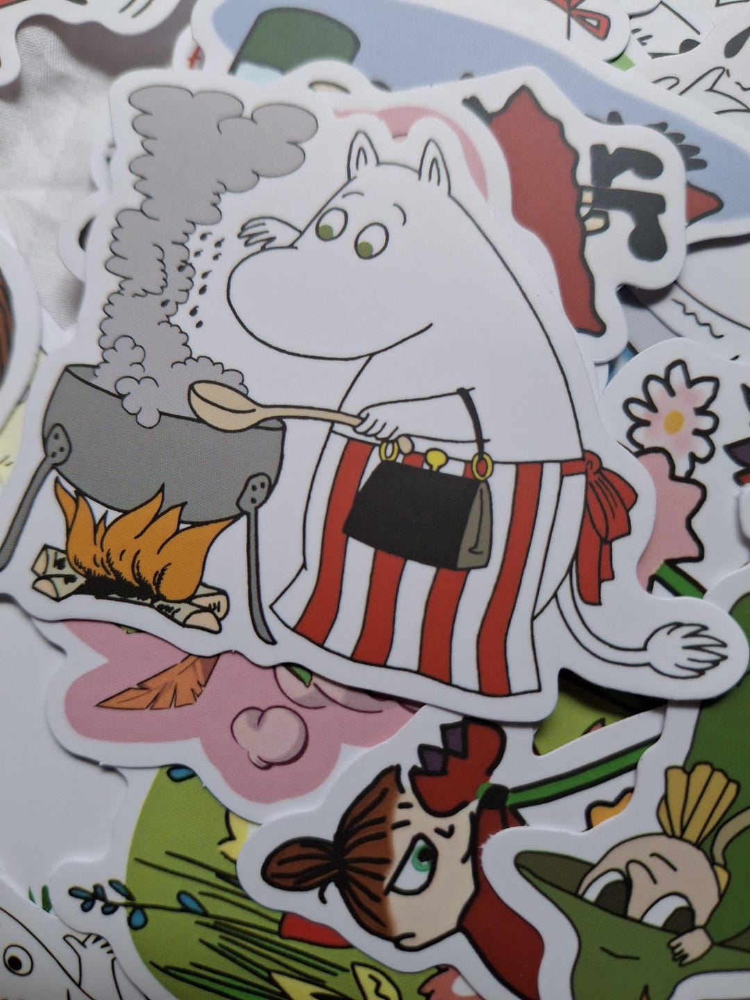 10-45 X Moomin Family Stickers / Decals | Size: 3 Cm - 5 Cm | Cute ...