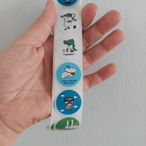 80 X Cute Animal Round Stickers Decals Kids Cartoon Animation Figures 2 ...