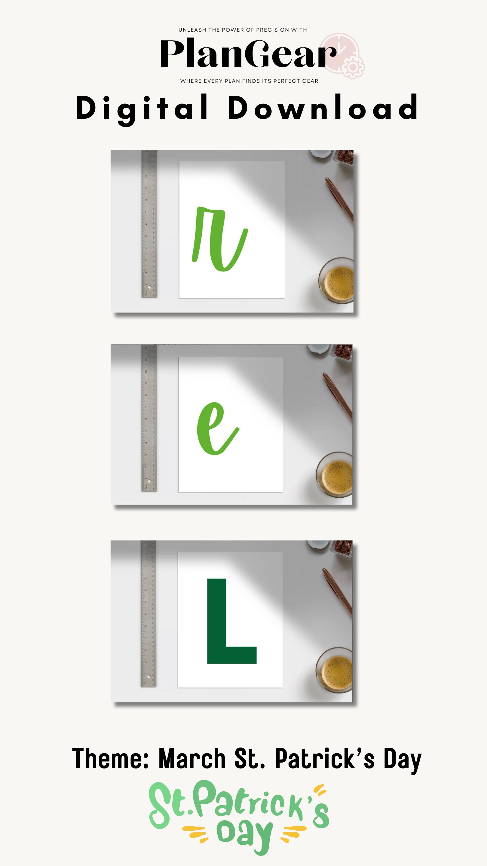 Classroom Bulletin Board Set March St Patricks Day Lucky Learners Theme ...