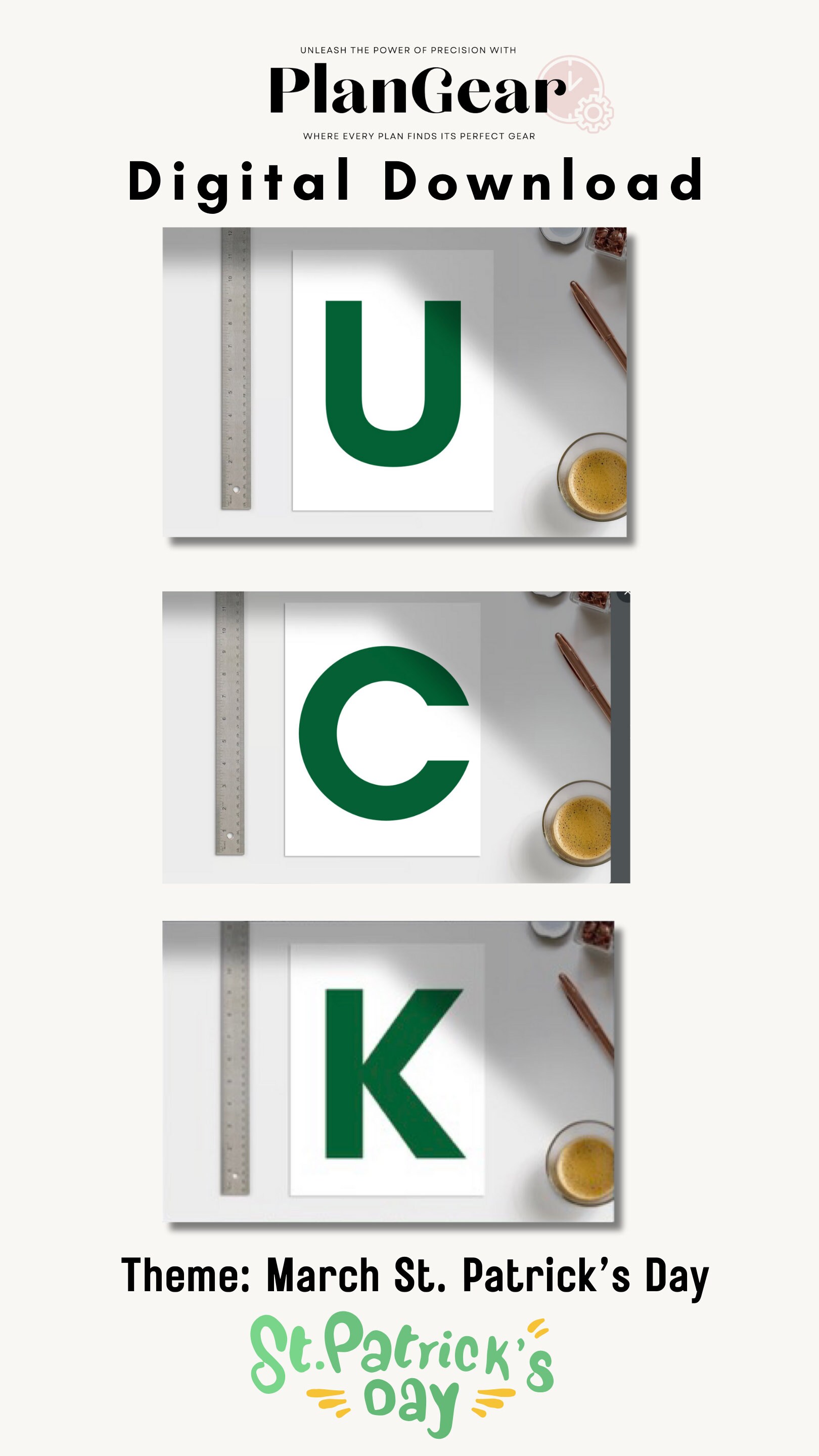 Classroom Bulletin Board Set March St Patricks Day Lucky Learners Theme ...