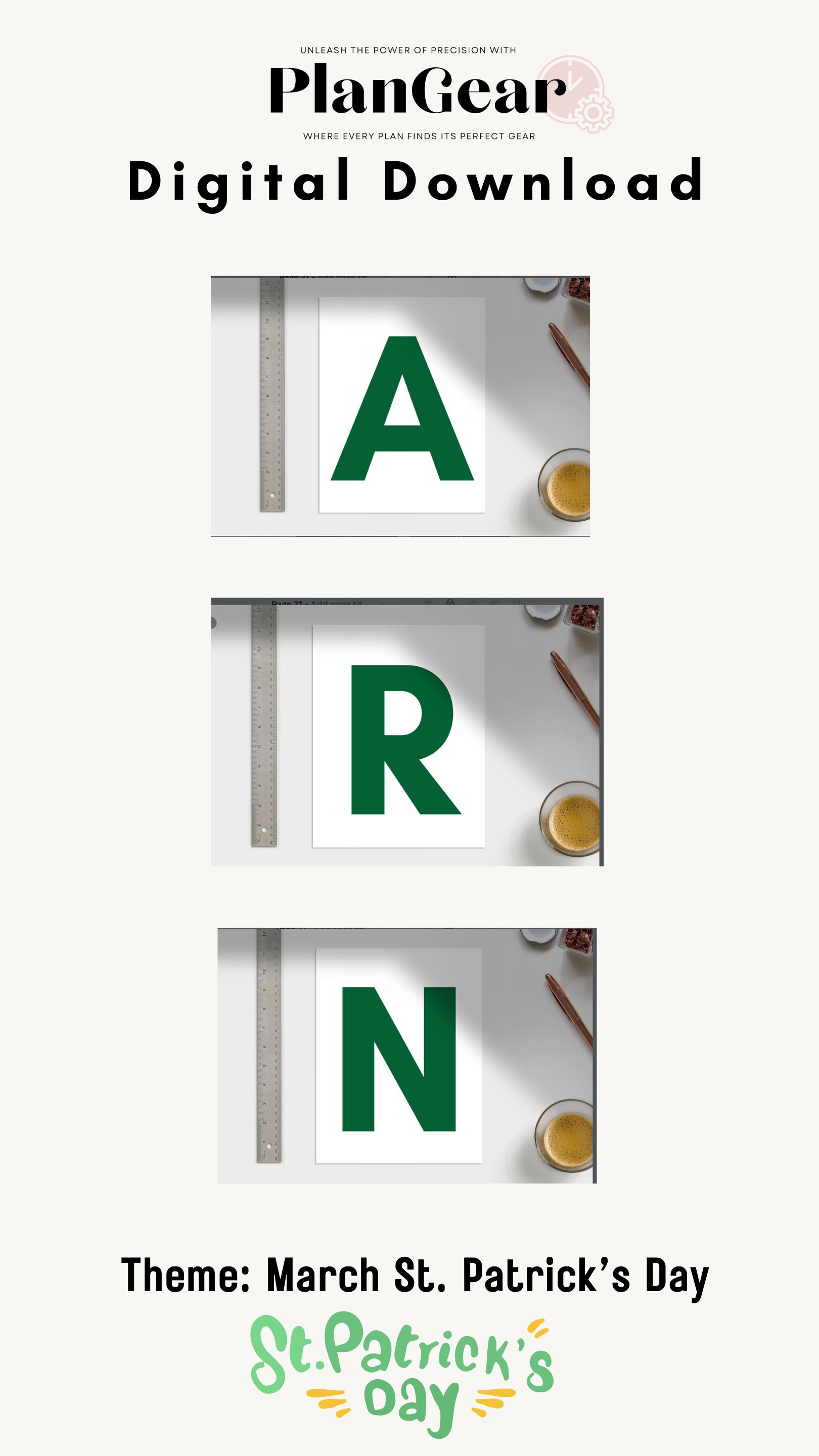 Classroom Bulletin Board Set March St Patricks Day Lucky Learners Theme ...