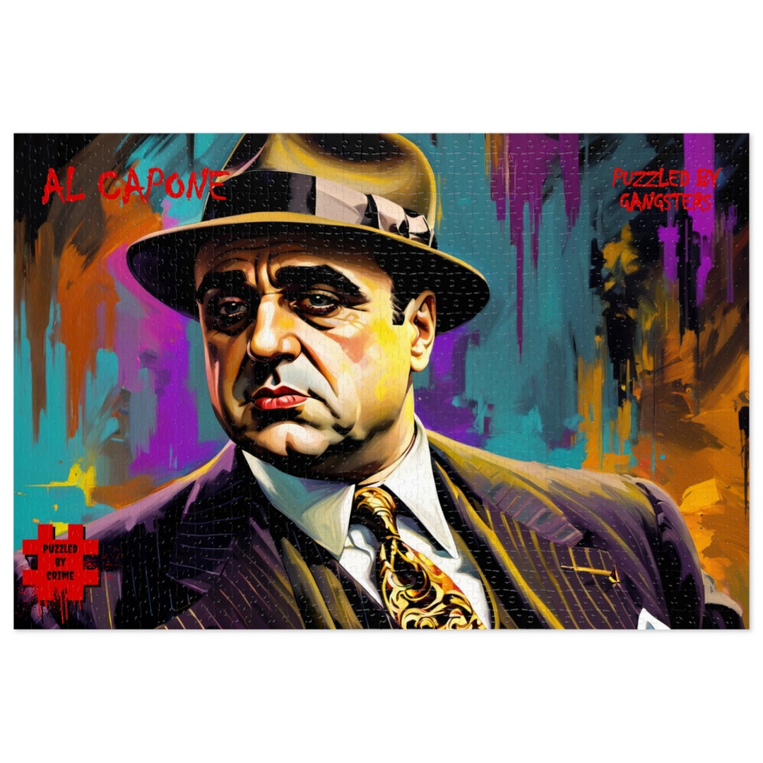 Puzzled by Gangsters - Al Capone; 1000 Piece Jigsaw Puzzle for Adults ...