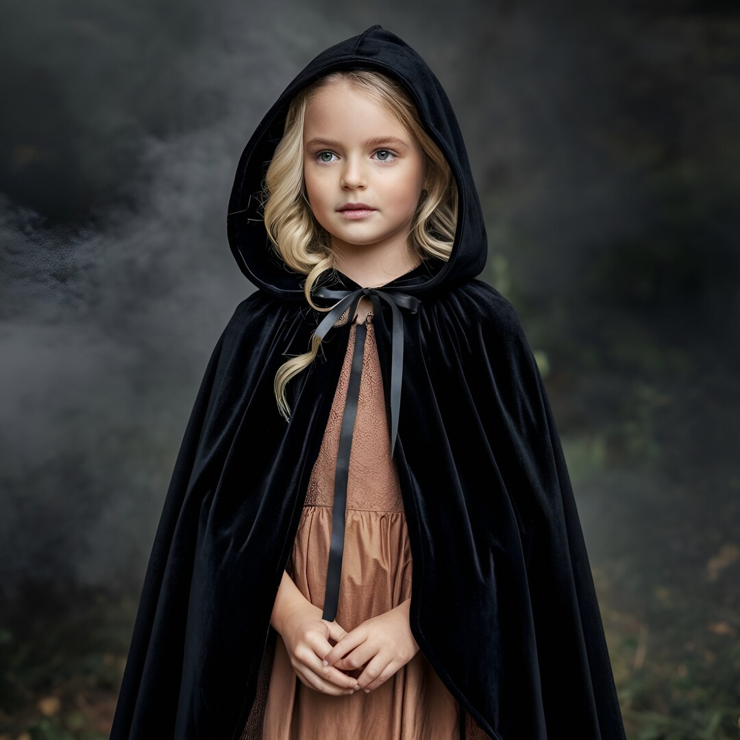 Unique Capes Cloak With Hood for Kids Costume, Ranger Wizard Elven ...