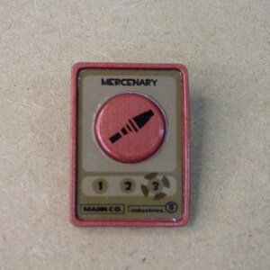 Bronze Mercenary Pin Badge (small) - Etsy