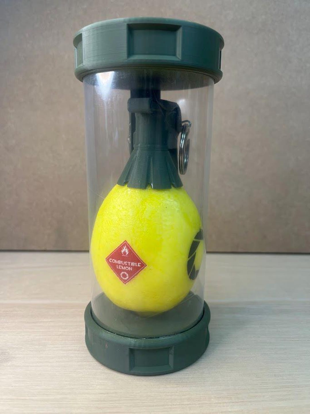 Combustible Lemon in Display Case - Etsy