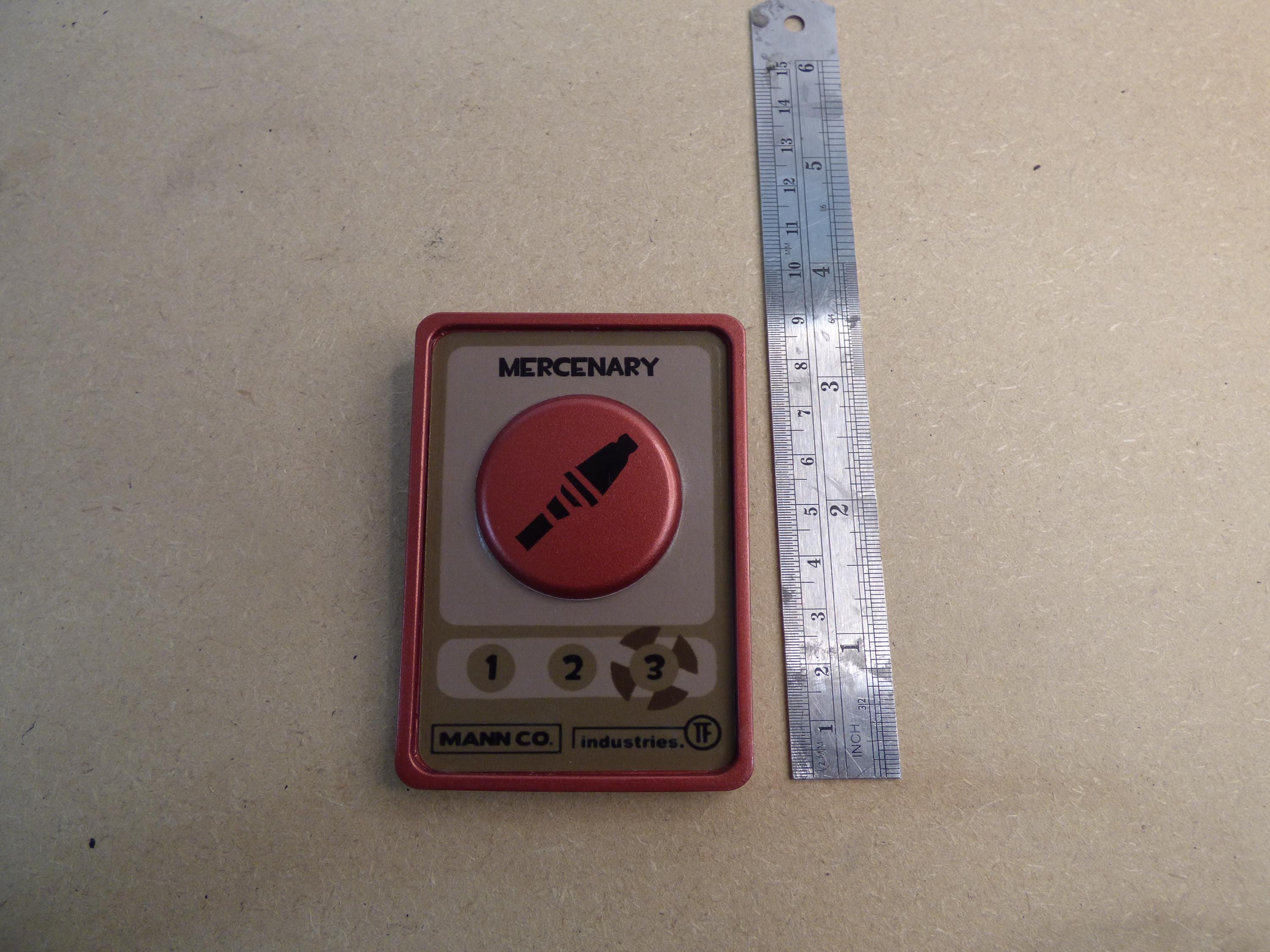 Bronze Mercenary Badge - Etsy