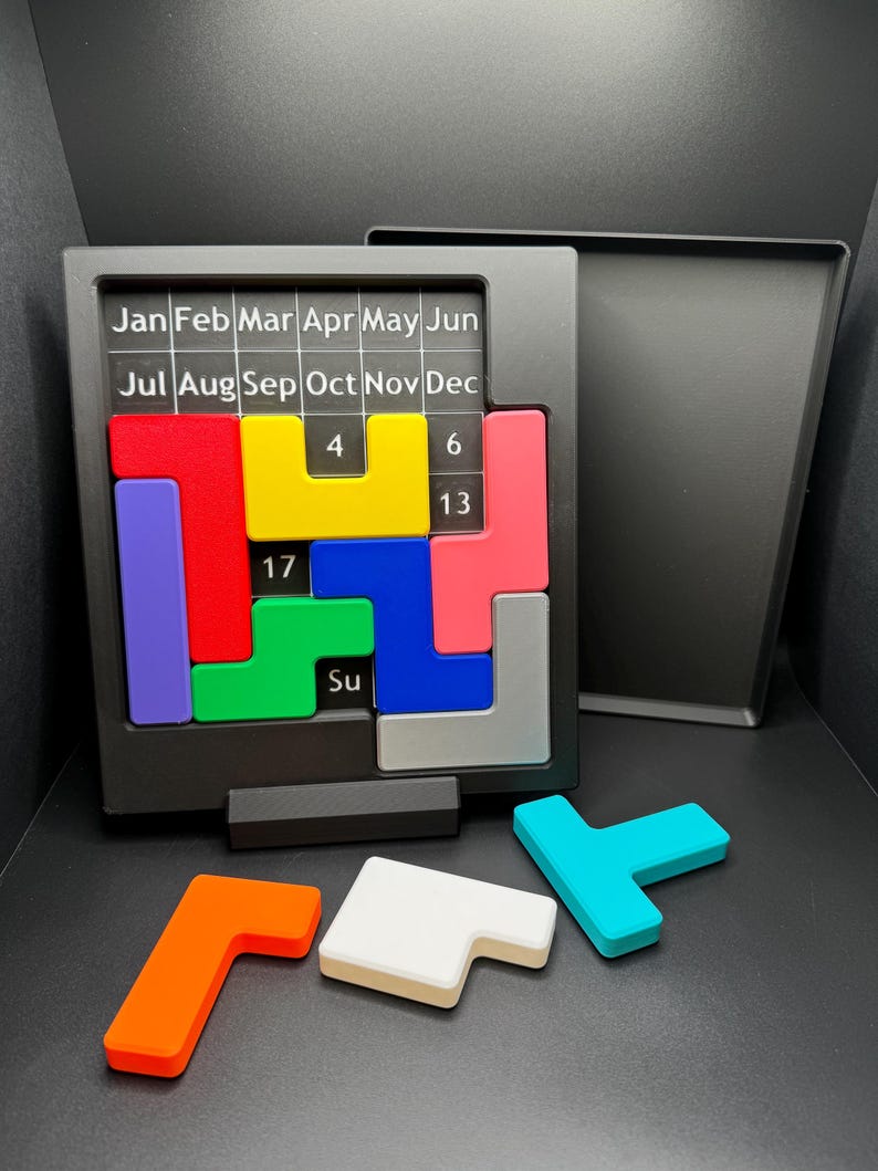Daily Calendar Puzzle - Mind-sharping Challenge | up to 9.5x8.3 Inch ...