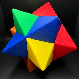 6 Piece Star Burr Puzzle - 3D Printed Quality Gift for Teachers ...