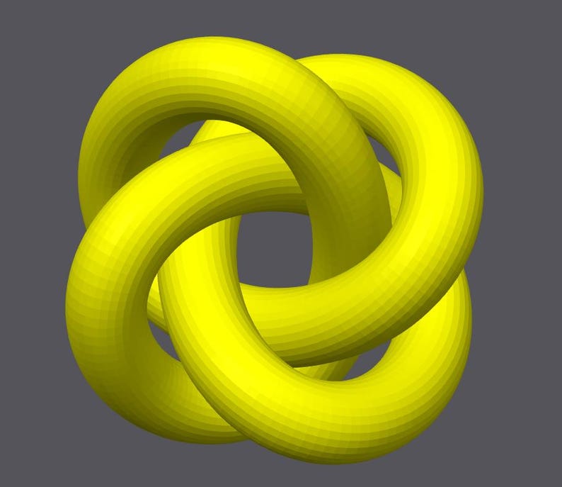 3D Printed Torus Knot - High Quality Gift for Teachers, Him or Her ...