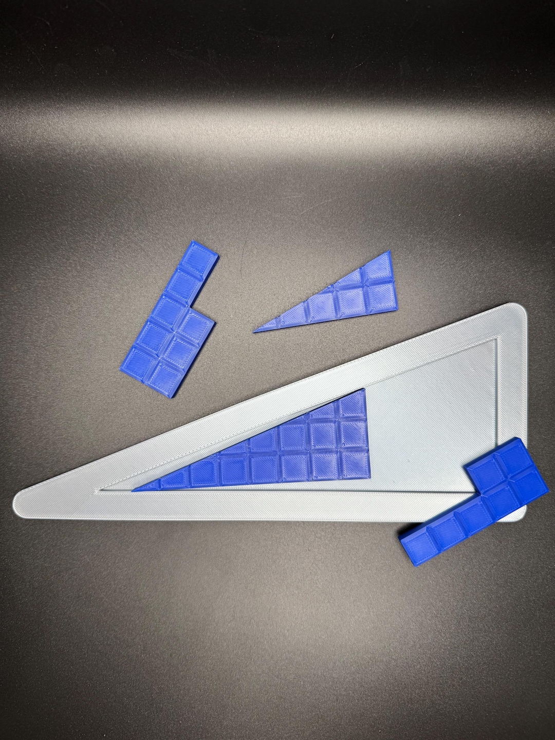 Triangle Puzzle With Display Tray - STEM Learning Tool for All Ages ...
