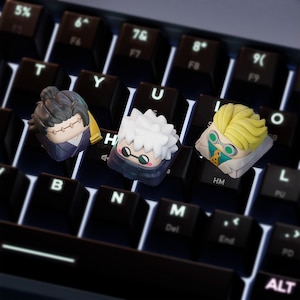 Handmade Inspired by Jujutsu Kaisen Keycaps for Cherry MX and Clones ...