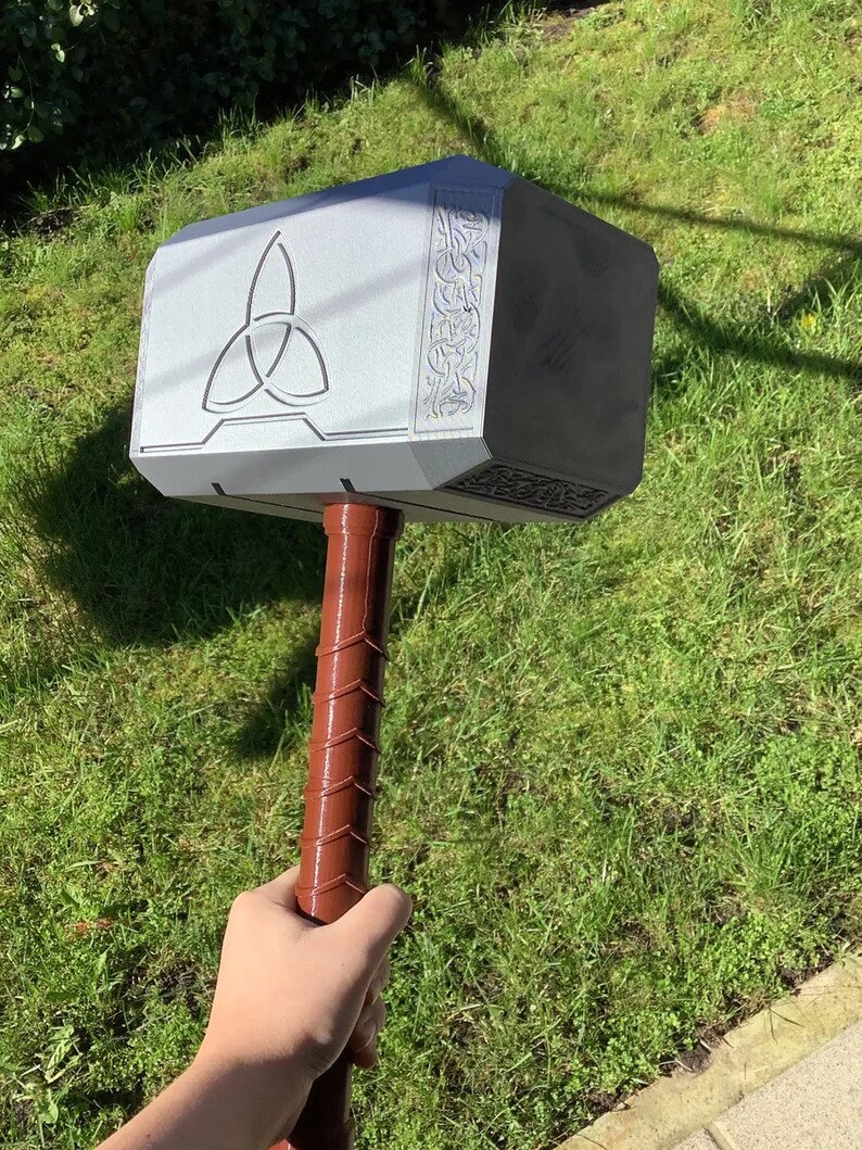 Thor's Mjolnir 3D Printed Hammer Full-size, High-quality Cosplay ...