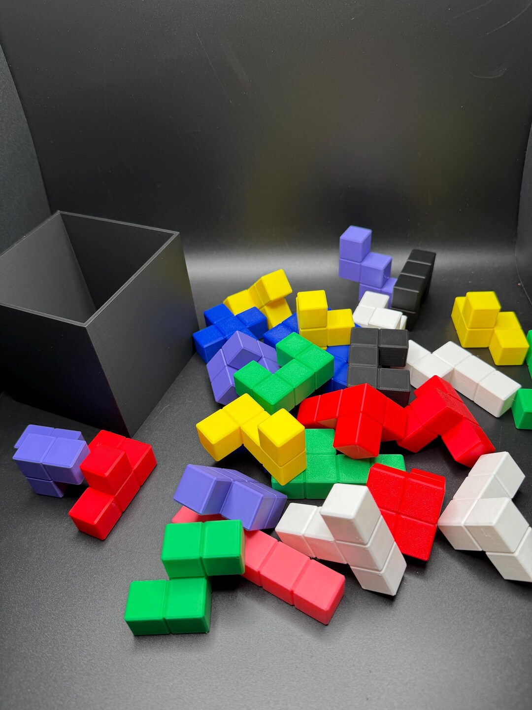 Pentacubes Brain Teasers - Pack 25 Unique Pentacubes in a Cube, Very Challenging No Found ...