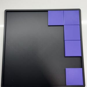 17 Squares Puzzle - 3D Printed Puzzle Brain Teaser: Fit 17 Squares Into ...