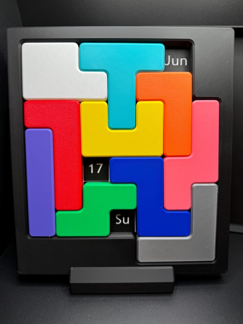 Daily Calendar Puzzle - Mind-sharping Challenge | up to 9.5x8.3 Inch ...